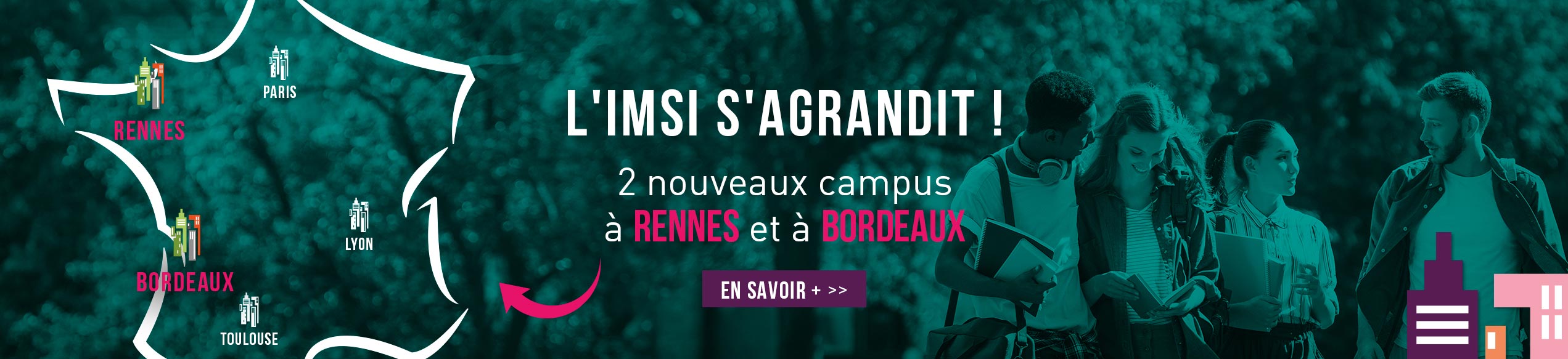 IMSI, Ecole d’immobilier à Paris, Lyon, Toulouse, Rennes et Bordeaux