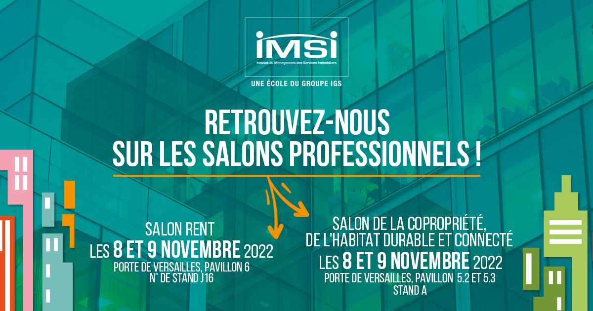 Retrouvez l'IMSI sur les salons professionnels | IMSI